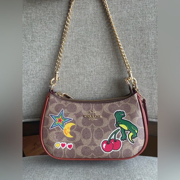 Coach | Bags | Nwtcoach Teri Mini Crossbody Bag In Signature Canvas ...